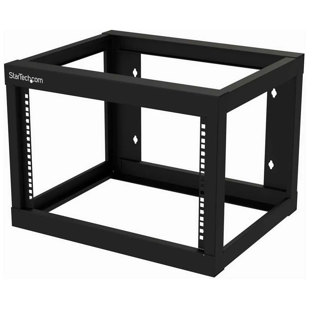 Startech Rack 6U Wall Mount Open Frame Black, Techinn